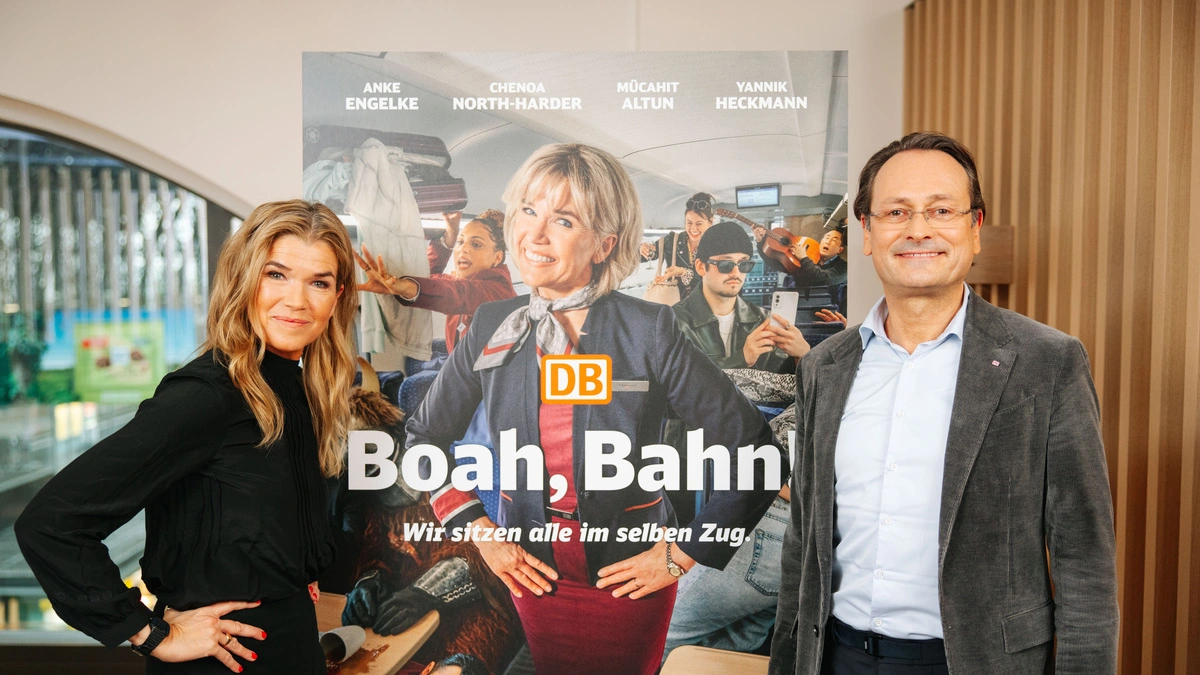 Neue Videoserie: Komikerin Anke Engelke wirbt für Deutsche Bahn